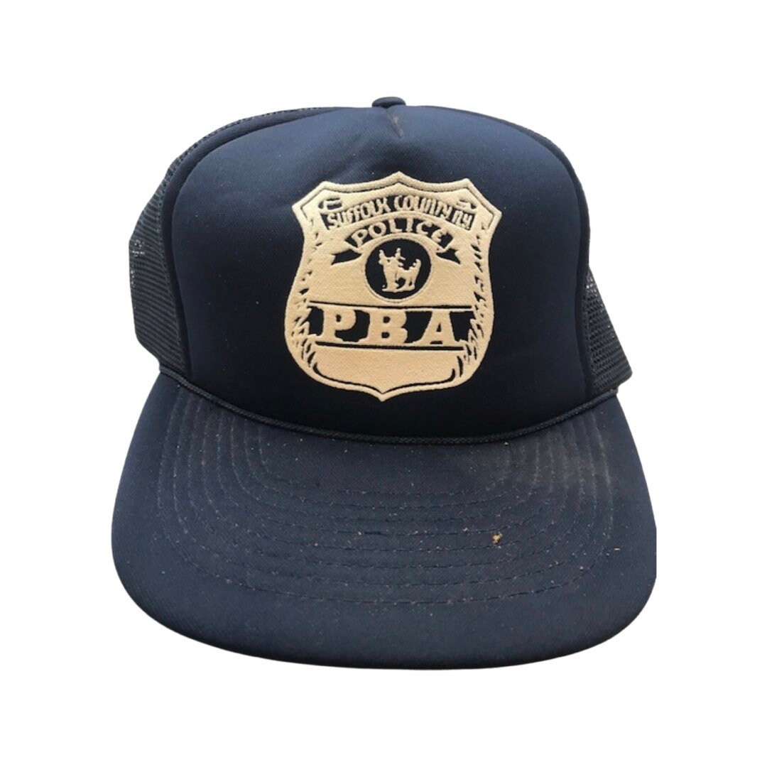 Vintage Suffolk County Police PBA Trucker Cap - Etsy