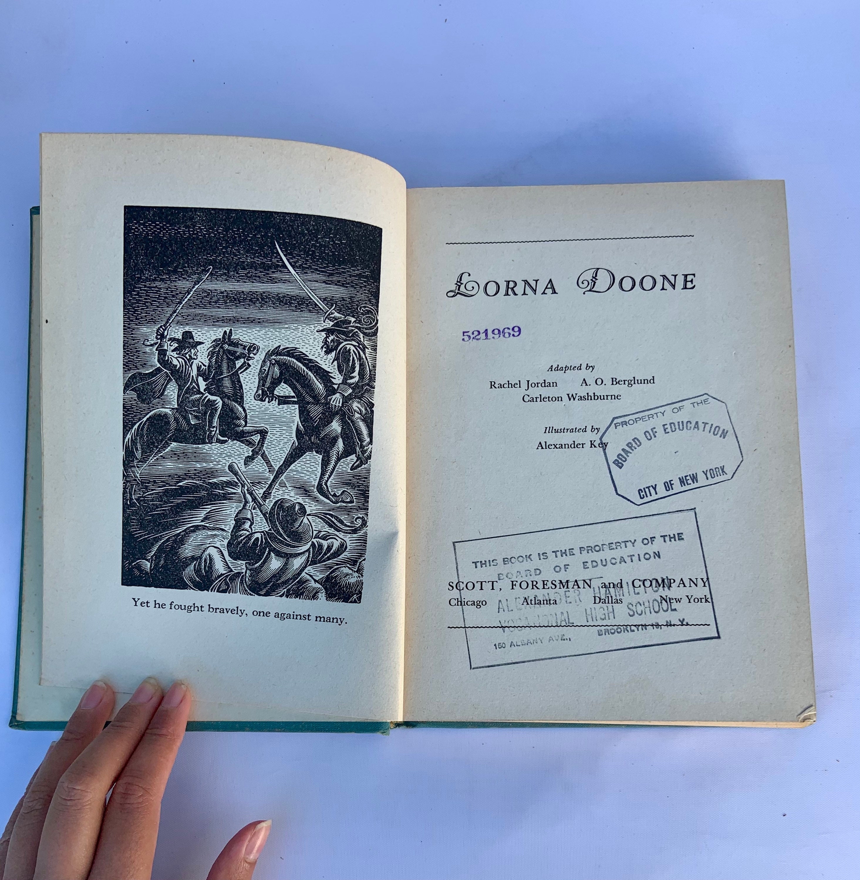 Vintage Lorna Doone Book Adapted by Jordan Berglund and - Etsy