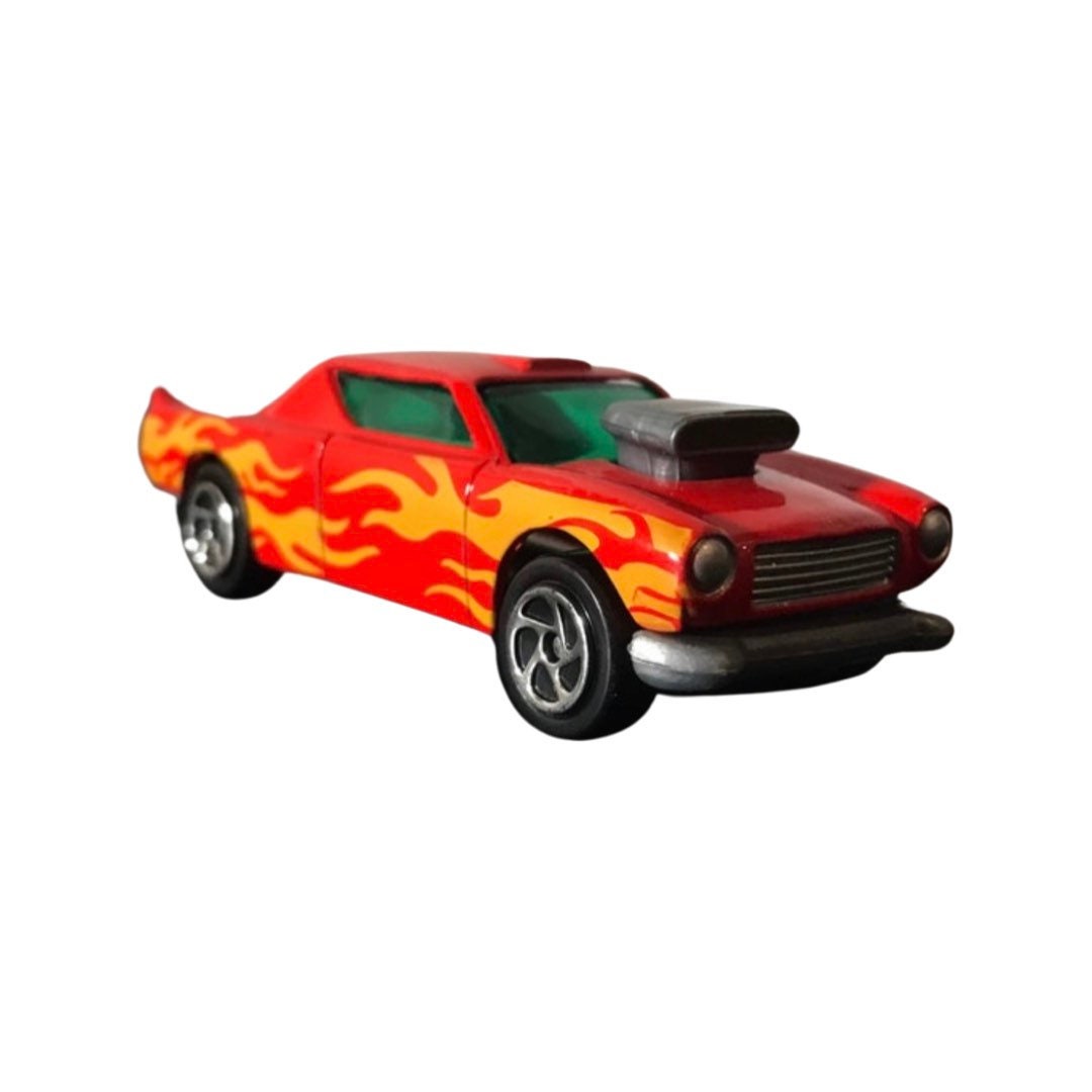 Vintage Red Flame Toy Car - Etsy