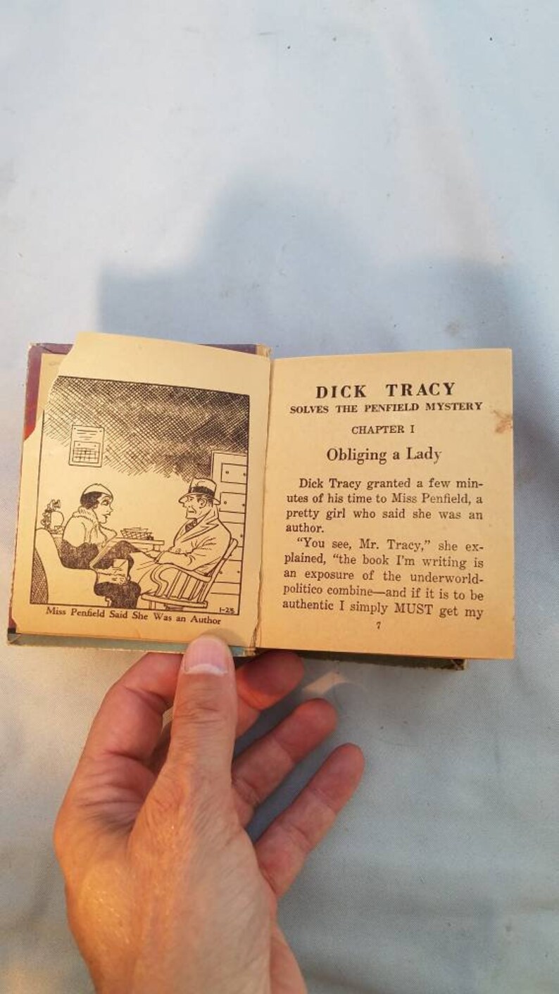 Vintage dick Tracy Solves the Penfield Mystery - Etsy