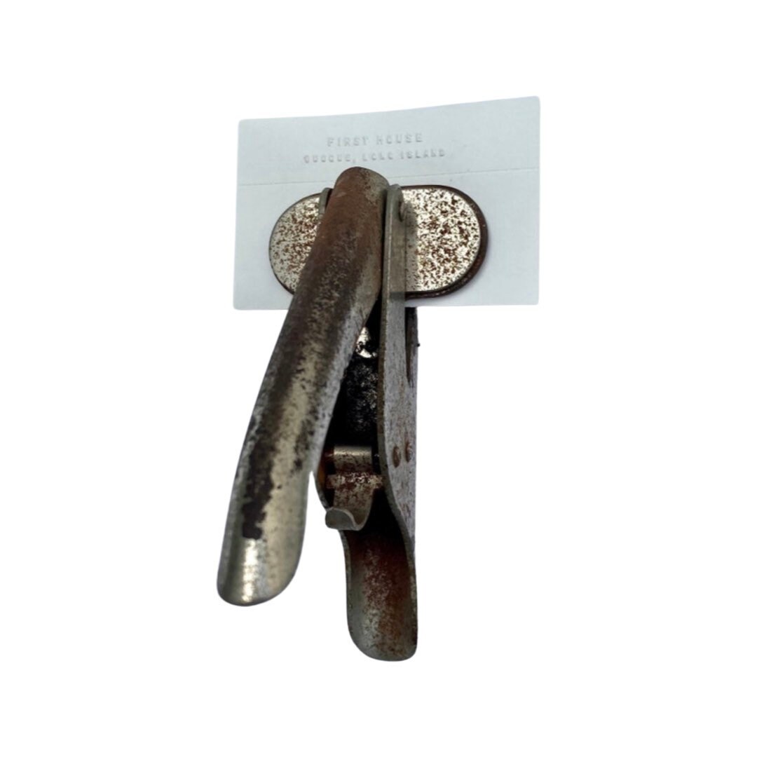 Vintage Metal Paper Embosser first House Quogue Long - Etsy