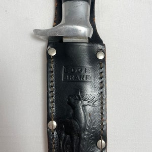 Vintage 1980's Edge Brand Solingen Western Germany Hunting Knife With ...