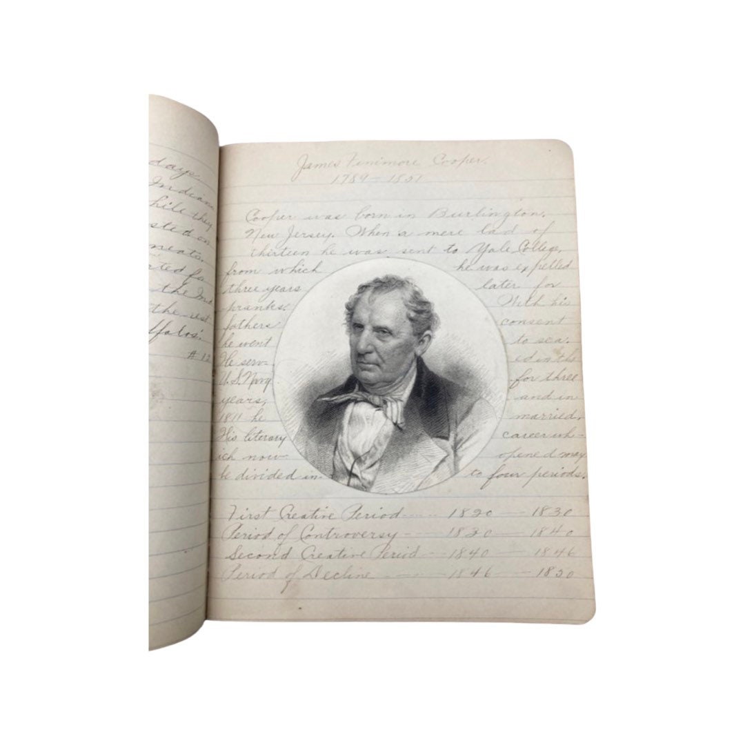 Amazing, Rare and Beautiful 1902 American Literature Notebook Hand ...