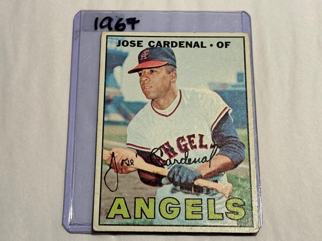 Jose Cardenal California Angels Outfield Player Baseball Card - Etsy