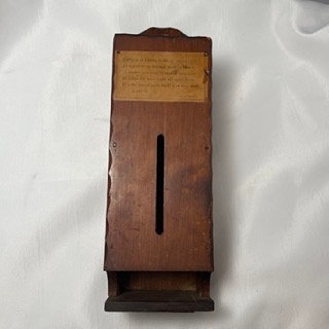 Wall Mounted Wooden Cigarette Dispenser by Cornwall, Vintage Smoke ...