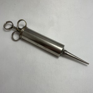 Early 1900's Antique Metal Syringe Rare Collectible Medical Devices ...