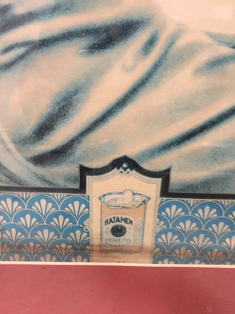 Larged Hatamen Cigarette Poster in Frame | Etsy