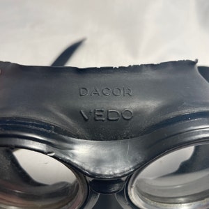 Vintage Dacor Vedo Scuba Goggles, Retro Dive Gear, Classic Snorkeling ...