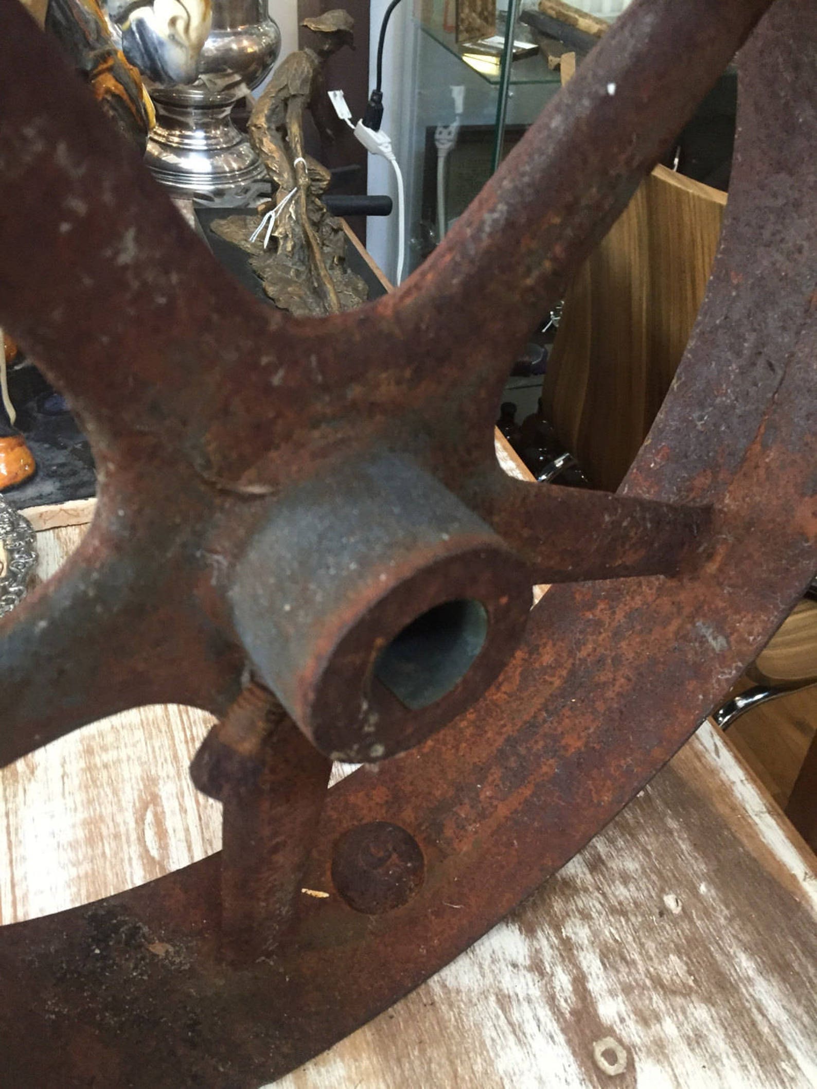 Vintage Rustic Farm Wheel - Etsy