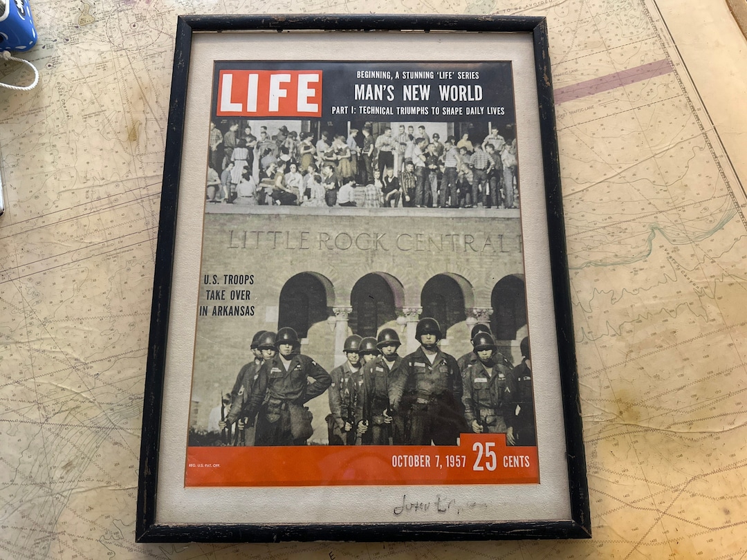LIFE Magazine Framed Portrait October 7, 1957 Issue Home Decor - Etsy