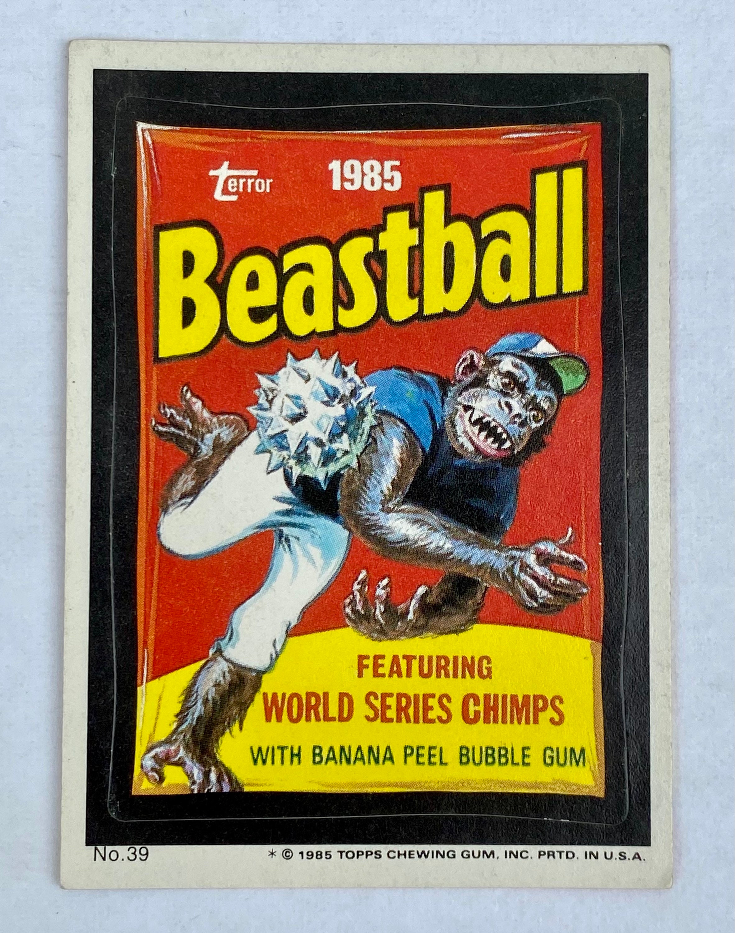 Vintage Collectible Wacky Topps Chewing Gum Stickers Retro | Etsy