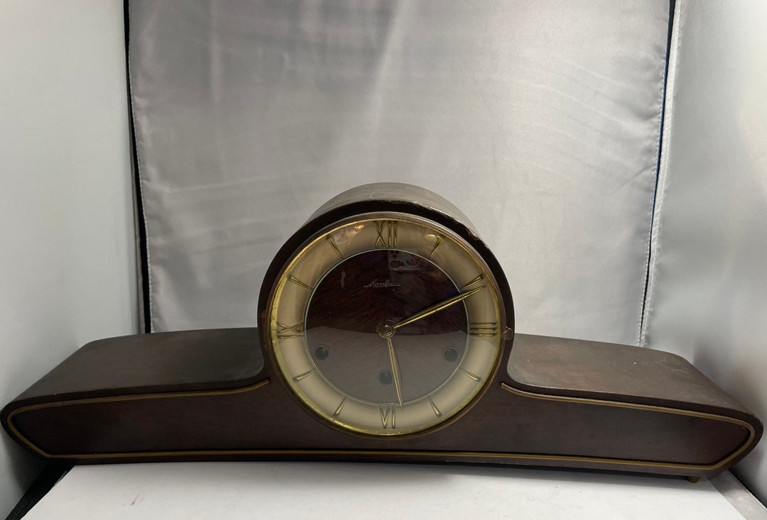 Vintage Mauthe Mantel Clock From the 1920's, Collectible Timepiece ...
