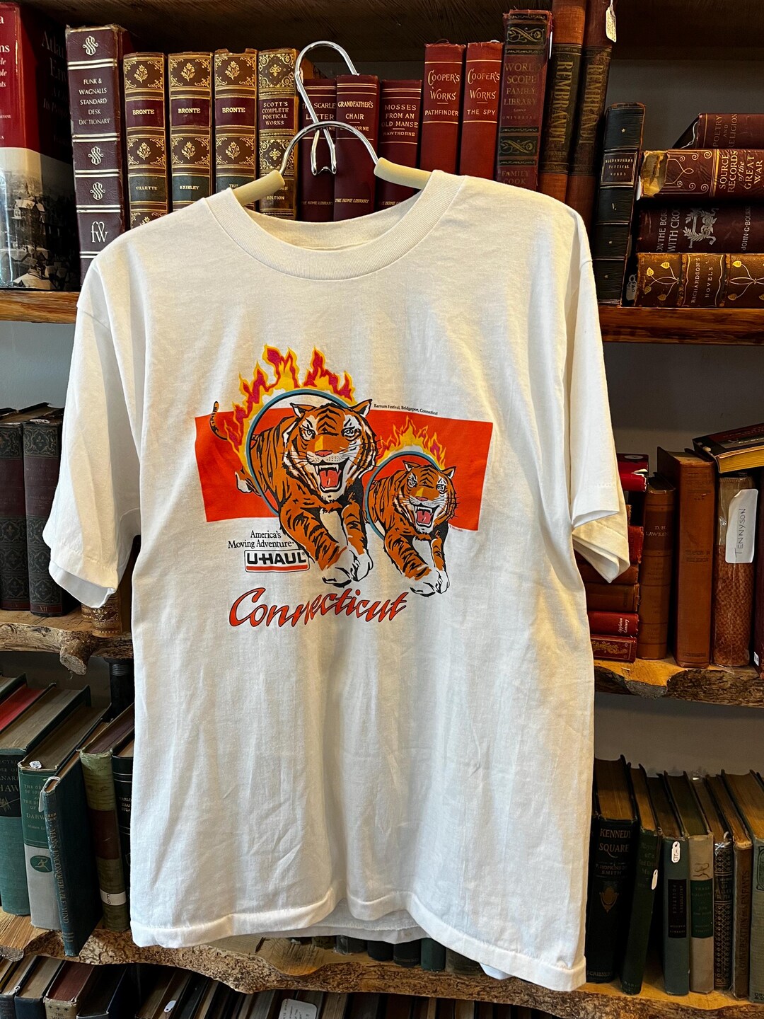 Vintage 1988 U-haul Connecticut Bridgeport Barnum Festival Tiger Tee ...