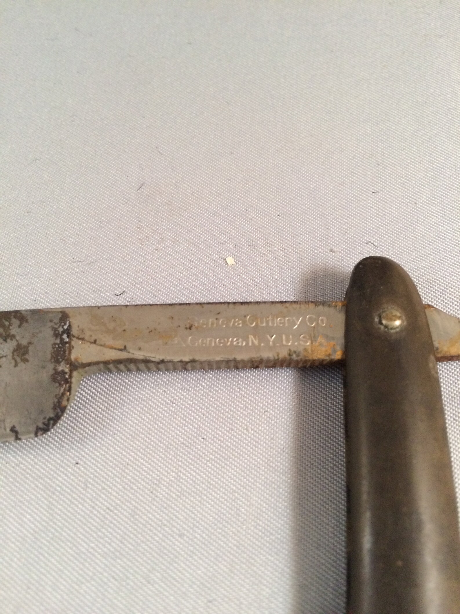 1903 Geneva Cutlery Corp NY Pyramid Straight Razor - Etsy