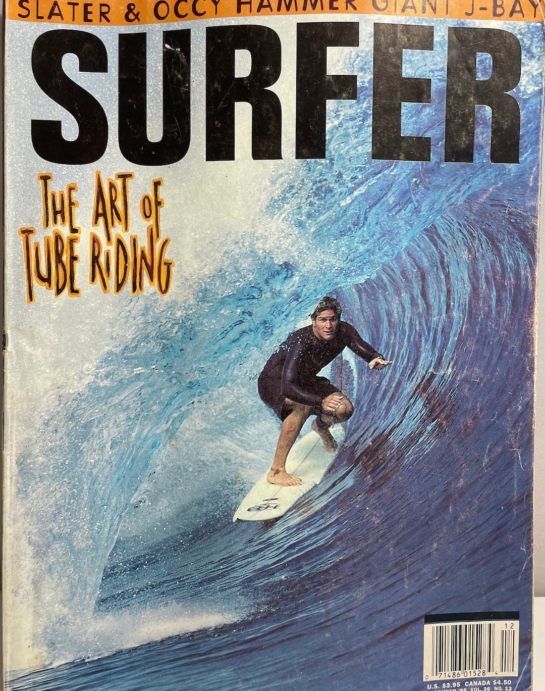 1995 December Surfer Magazine, Vintage Surfing Collectible, 90's Sports ...