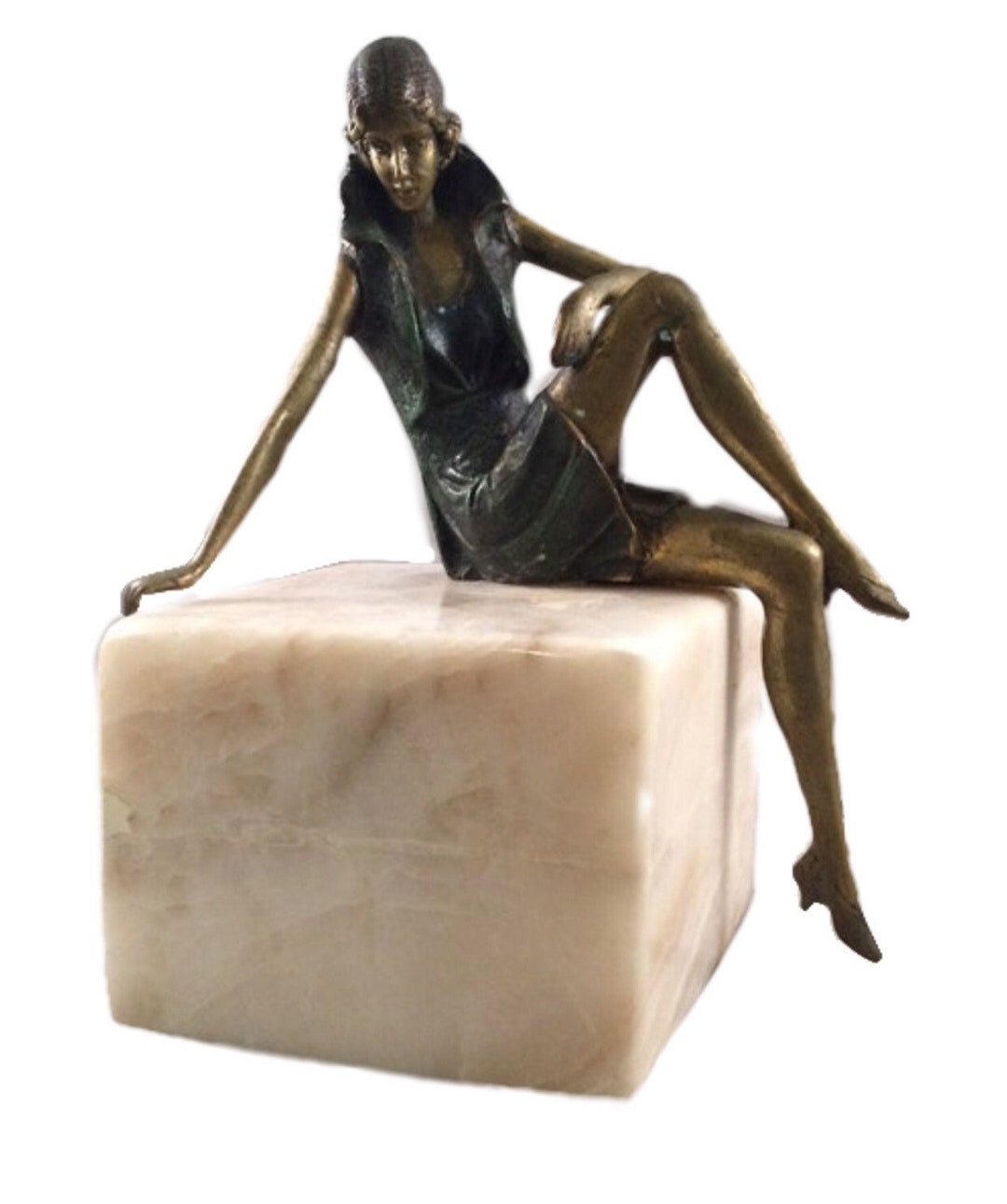 Bronze Girl on Wall Sculpture by Johann Philipp Ferdinand Preiss, Art ...