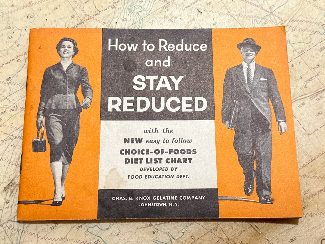 How to Reduce and Stay Reduced by Food Education Dept Mini Booklet - Etsy