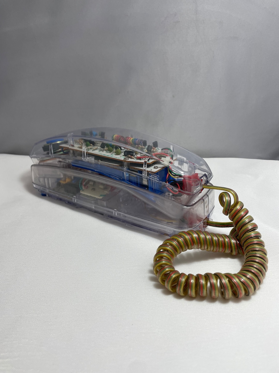 Vintage 1980's GPX Clear Landline Phone, Vintage Clear Telephone ...