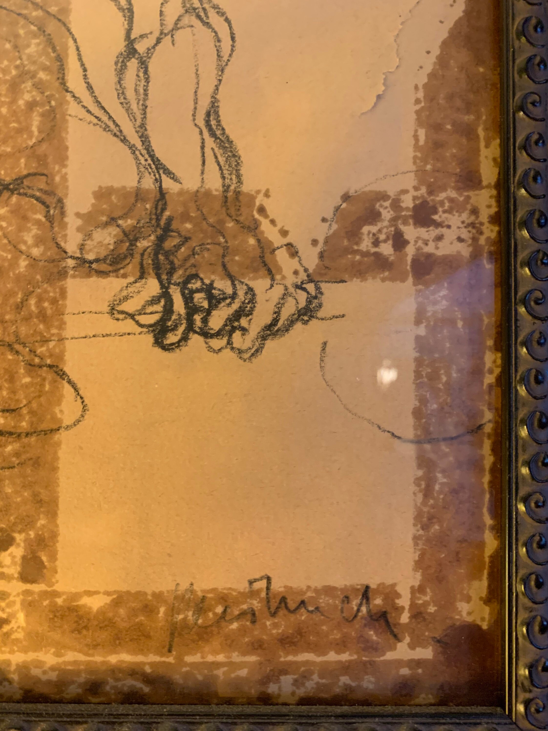 Amazingly rare signed Edvard Munch Original Sketch on paper | Etsy