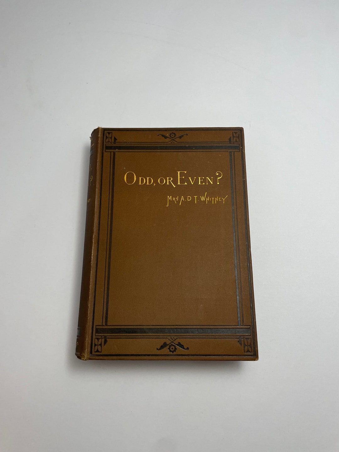 Odd or Even by Mrs A.D.T. Whitney - Etsy