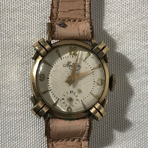 Vintage Metron Leather Wrist Watch Jewelry - Etsy