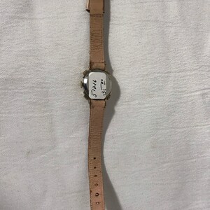 Vintage Metron Leather Wrist Watch Jewelry - Etsy