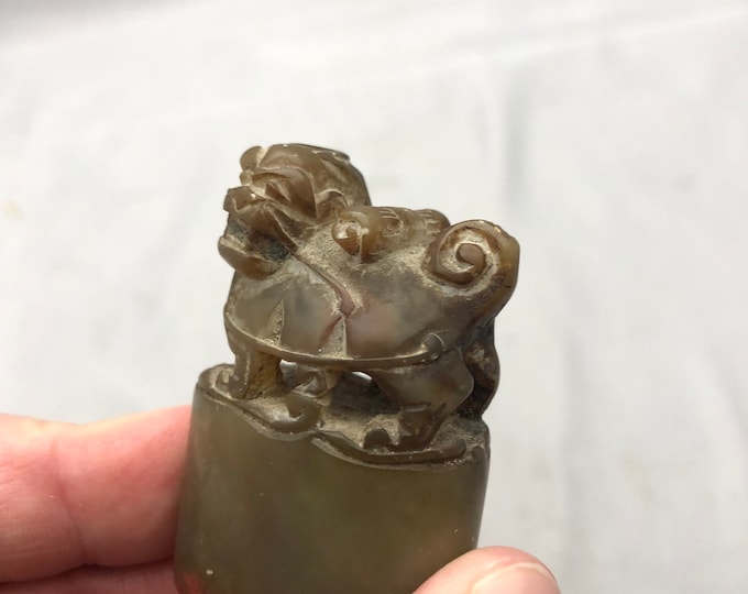 Antique Chinese Jade Seal Chop Stamp - Etsy