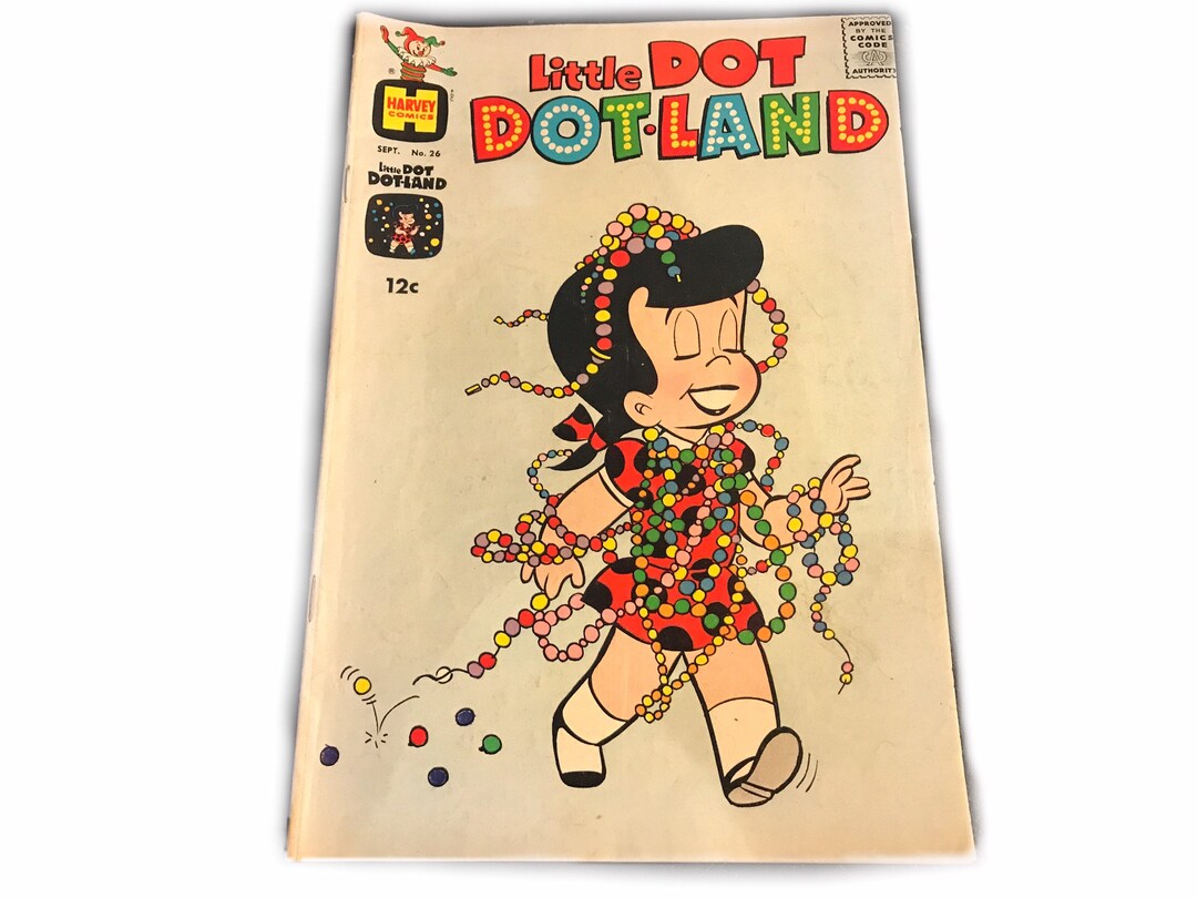 Vintage Little Dot Dotland Comic September No.26 Issue Harvey Comics ...