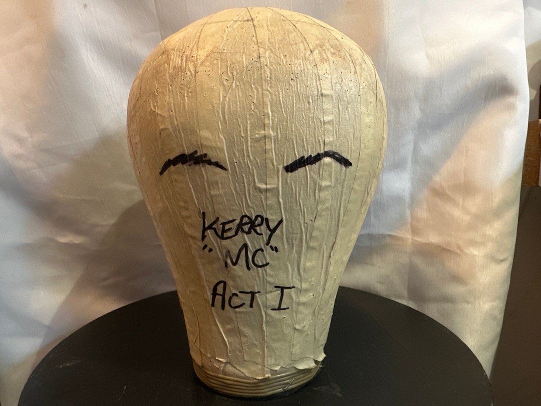 SNL Canvas Head Form Millinery Mannequin Head - Etsy