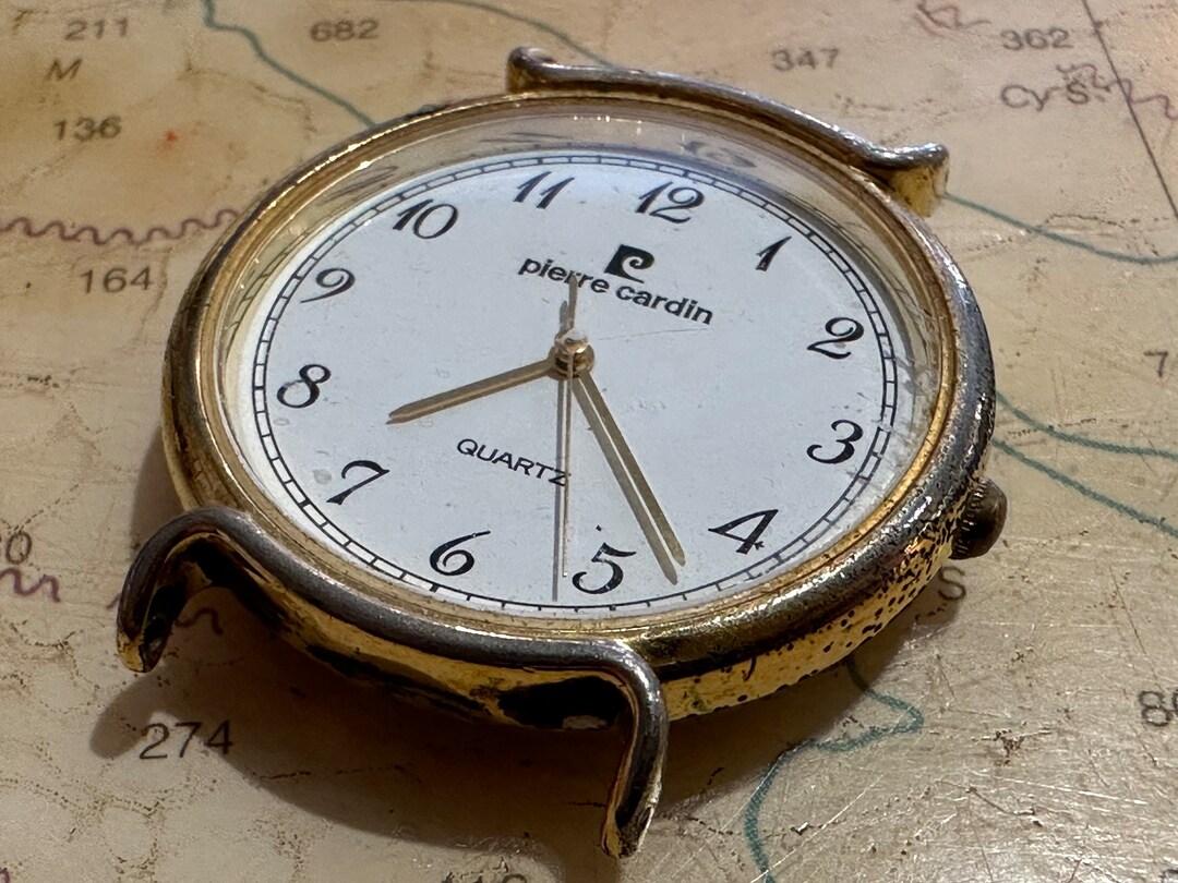 Vintage Pierre Cardin Gold Quartz Watch Jewelry - Etsy