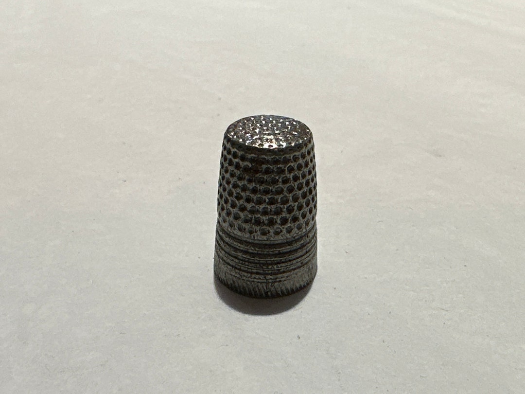 Vintage Silver Thimble Medium Size Home & Living - Etsy