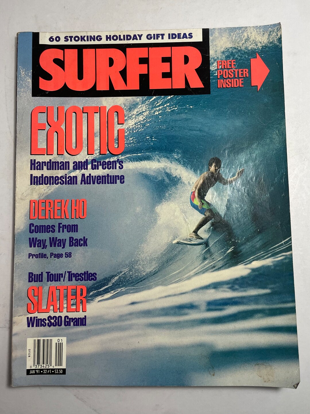 1991 January Surfer Magazine, Collectible Vintage Magazine, Retro ...
