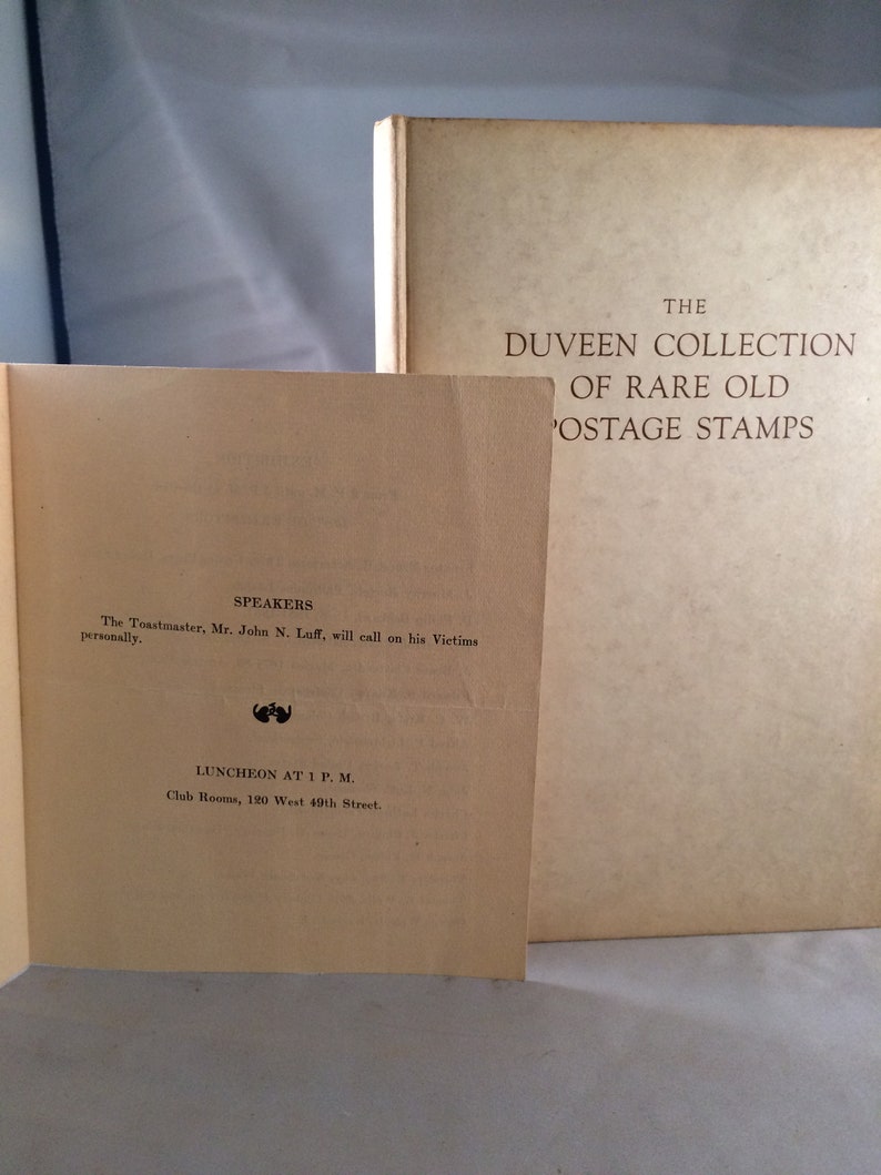 The Duveen Collection of Rare Old Postage Stamps Book - Etsy