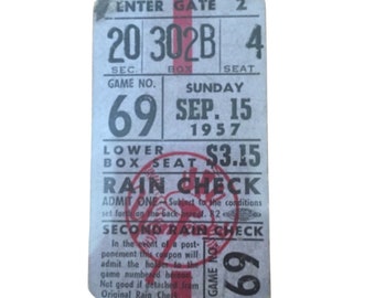 Yankees Ticket Template - Etsy