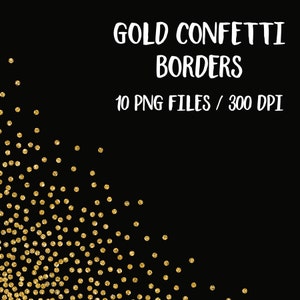 Gold Digital Frames Clip Art Glitter Labels Clipart Frame - Etsy