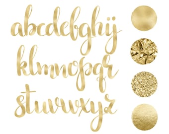 Gold Foil Clip Art - Etsy