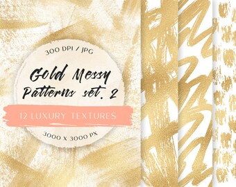 Gold Luxury Pattern - Etsy
