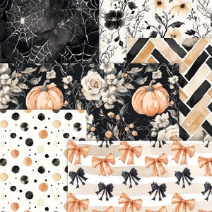 Boo_tiful Tales Digital Papers Set, Halloween Digital Paper Pack ...
