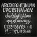Chalkboard Alphabet Clipart, Digital Chalk Font Clipart, Digital Brush ...