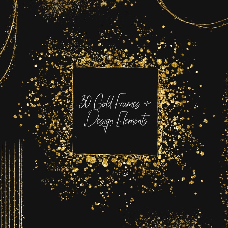 Gold Paper Frame - Etsy