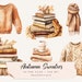 Autumn Sweaters, Watercolor Cozy Autumn Clipart, Fall Png Graphics ...