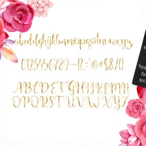 Gold Foil Alphabet Clipart, Gold Foil Digital Alphabet, Foiled Letters ...