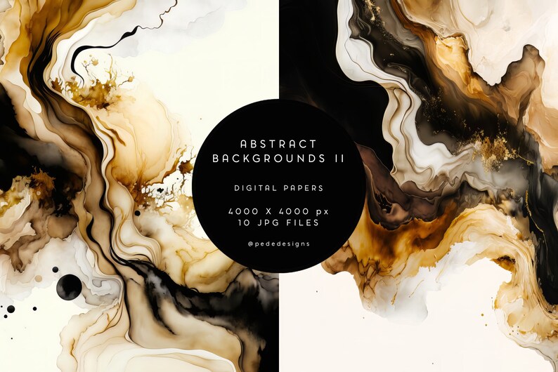 Abstract Backgrounds Digital Paper Pack Alcohol Ink Art - Etsy