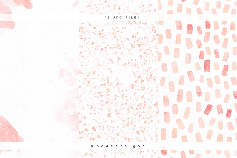 Pink Blush Watercolor Digital Paper, Watercolor Background, Seamless ...