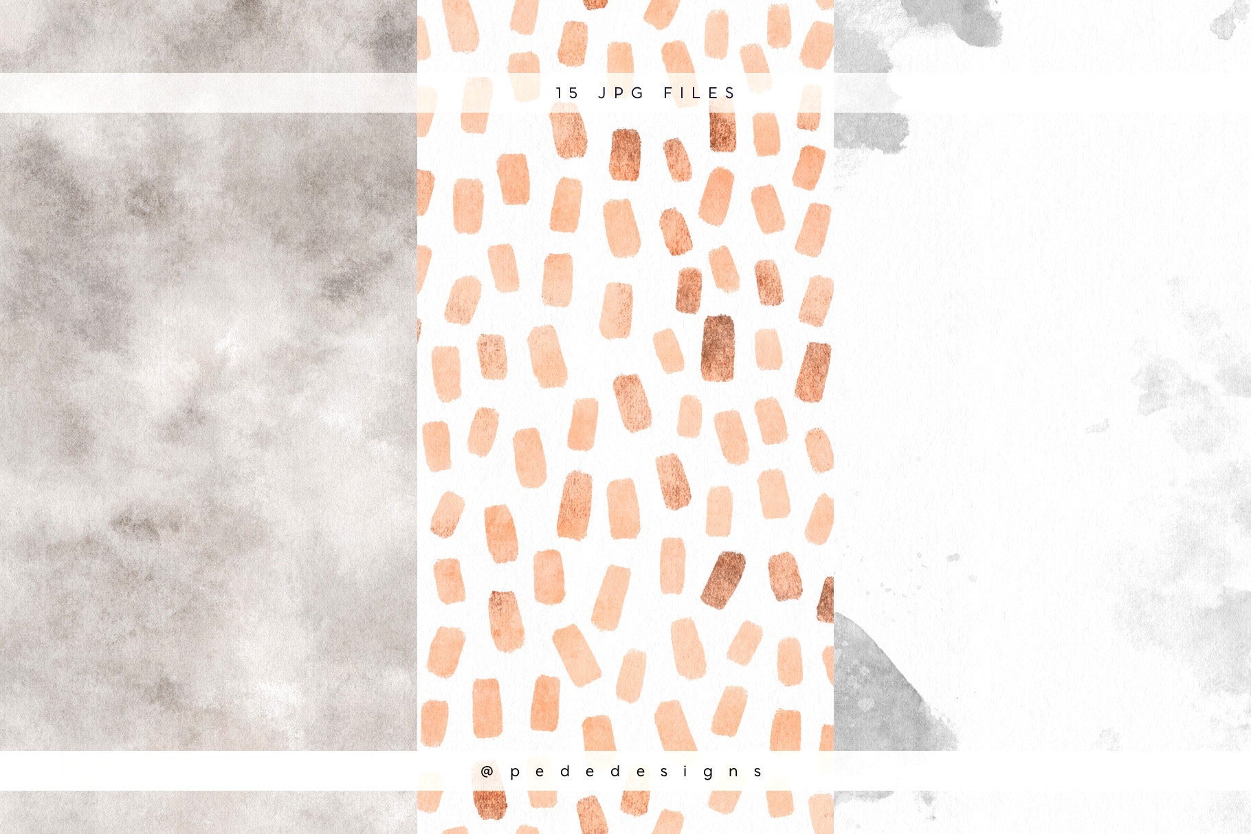 Neutral Watercolor Digital Paper Pack, Watercolor Texture, Beige, Gray ...