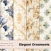 Elegant Digital Paper, Ornaments Patterns, Decorative Seamless Patterns ...