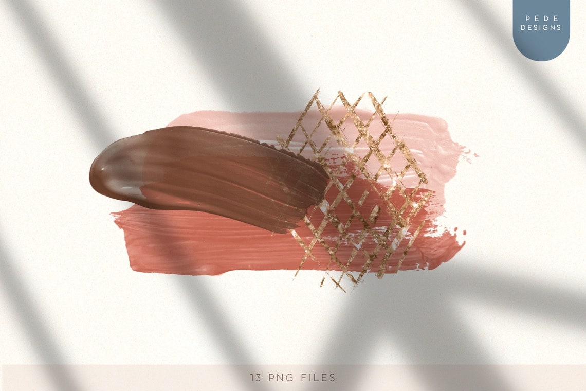 Paint Strokes Clip Art Brush Stroke Clipart Acrylic Paint - Etsy