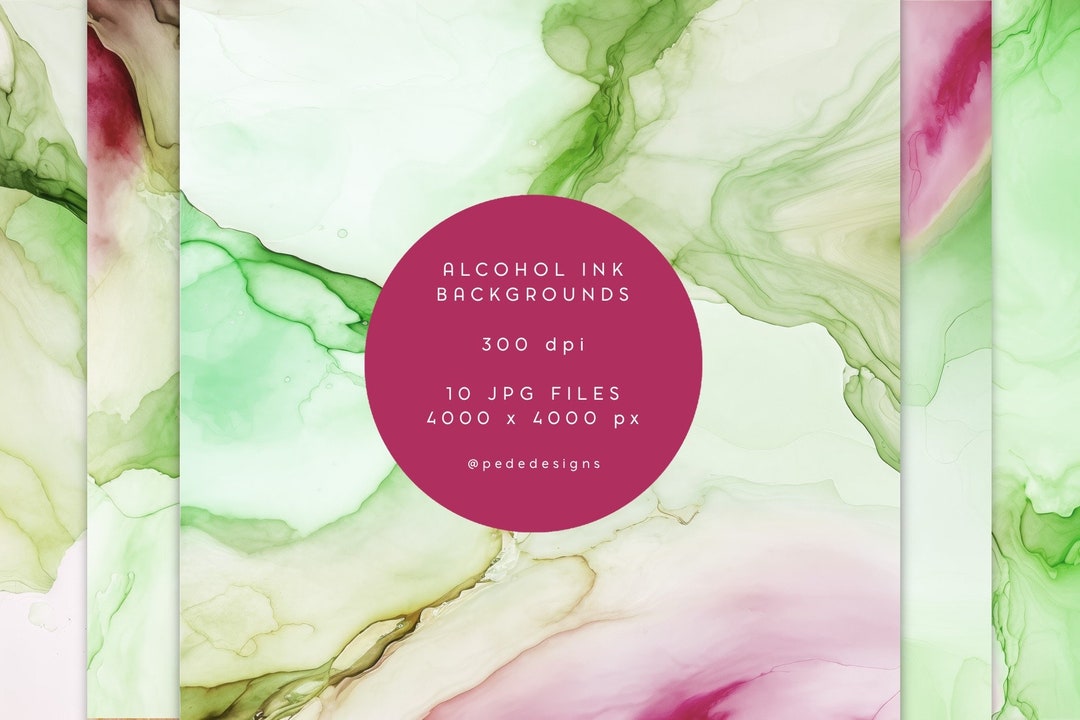 Alcohol Ink Backgrounds Digital Paper Pack Delicate Alcohol - Etsy