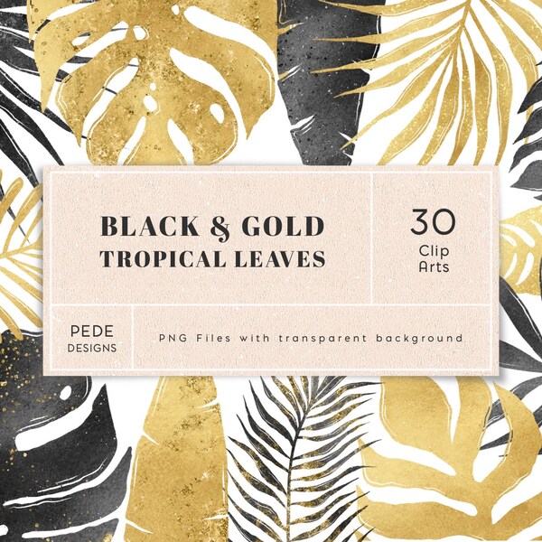 Gold Black Canvas - Etsy