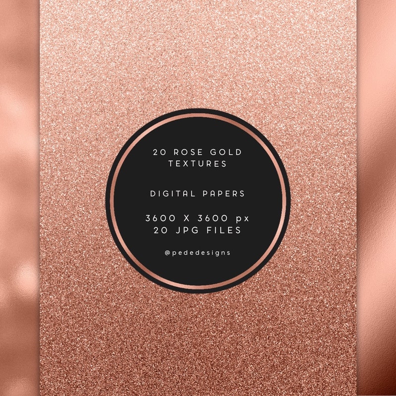 Rose Gold Textures - Etsy